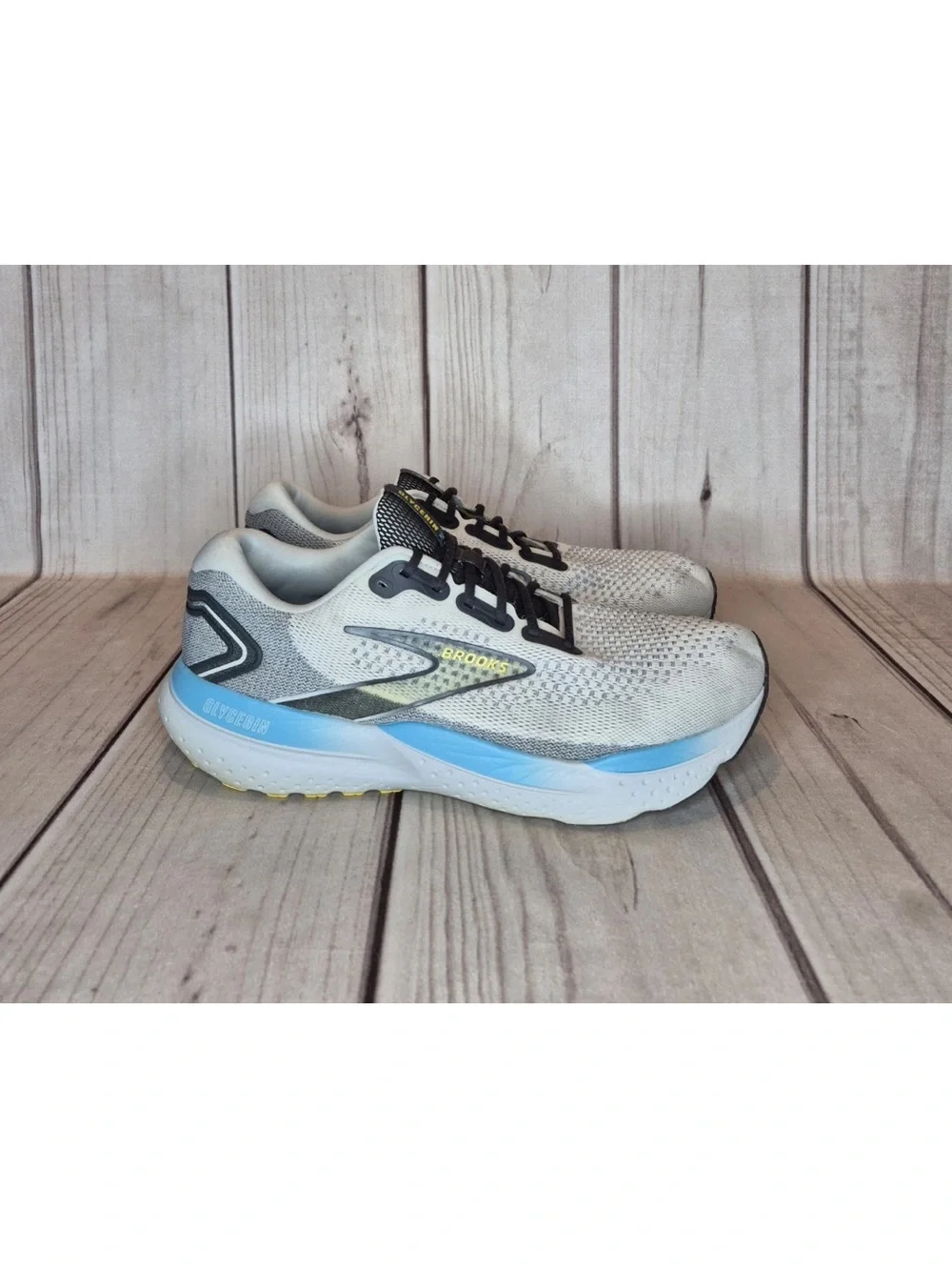 Brooks | Shoes | Brooks Glycerin 2 Mens Size 13 Ee Greyiron Yellowblue ...